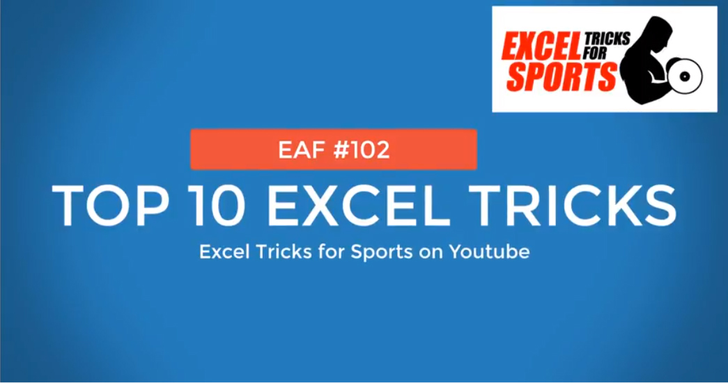 Excel Tricks for Sports - Complementary Training
